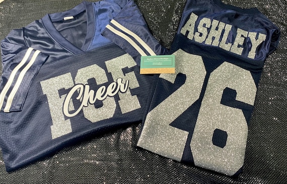Custom Glitter Jersey - Etsy
