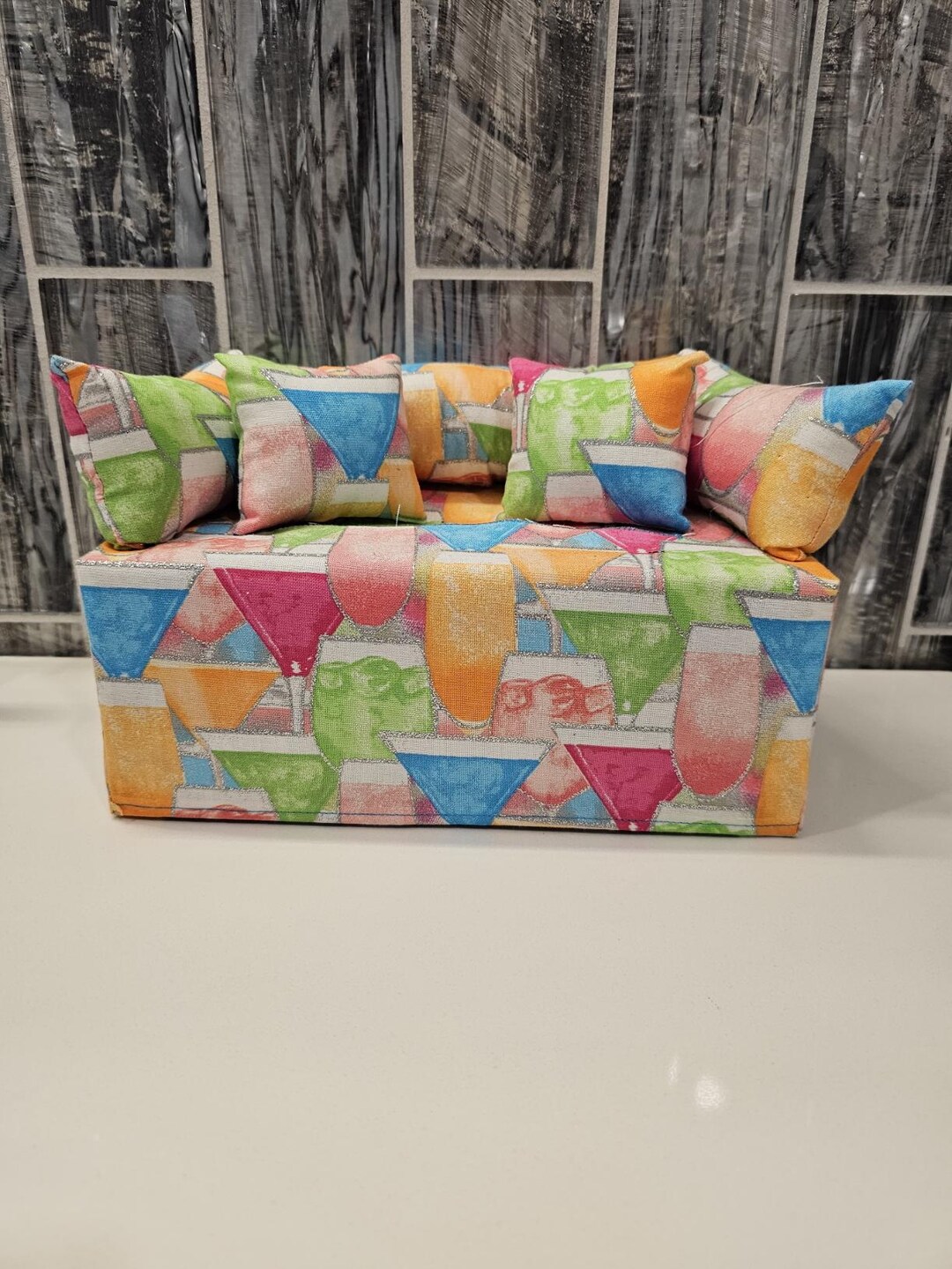 Handmade Sofa/couch Summer Drinks Tissue Box Cover (tissue Box Not ...