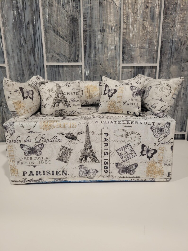 Handmade Paris Couch/sofa Tissue Box Cover Eiffel Tower - Etsy