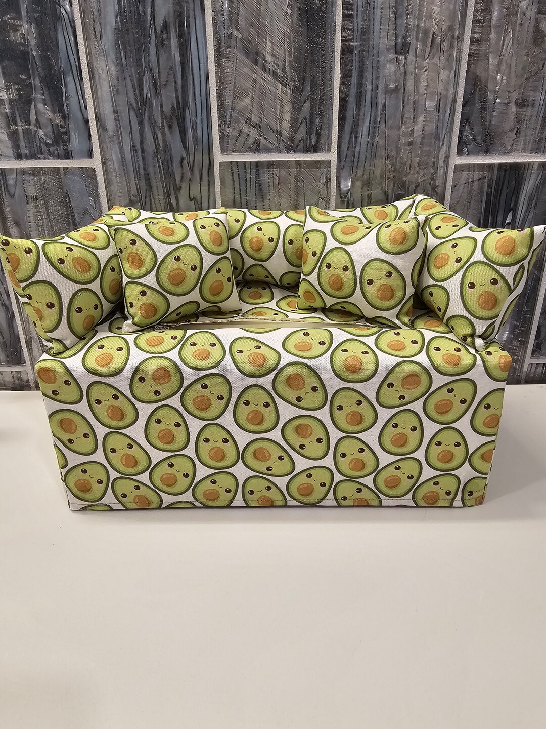Hand-made Avocado Couch/sofa Tissue Box Cover (tissue Box Not Included ...