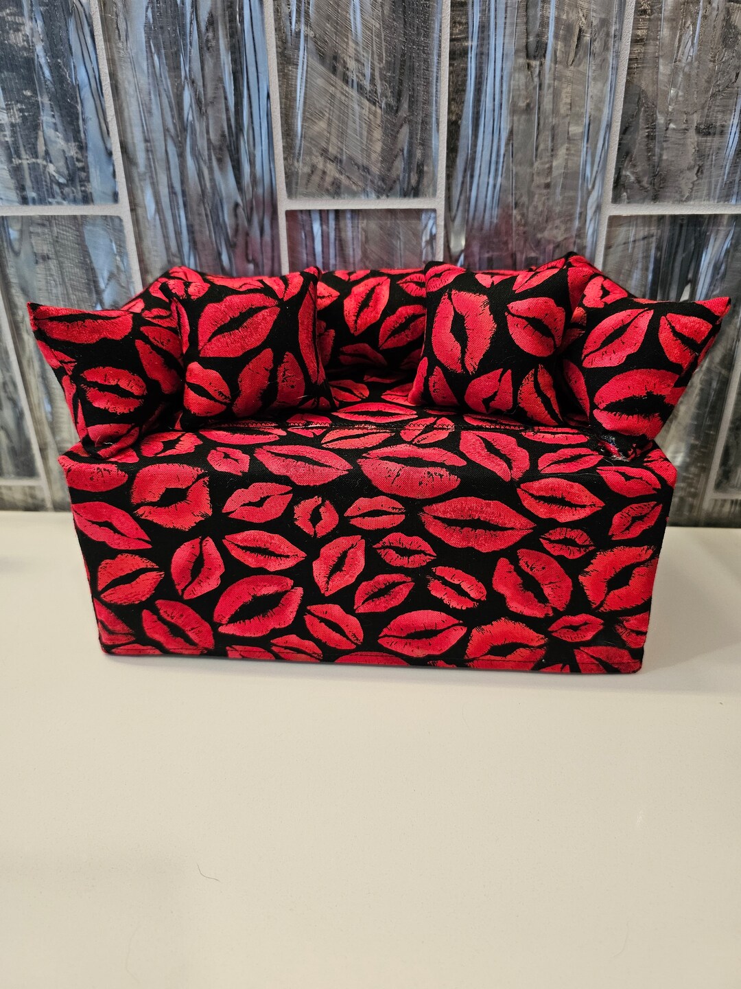 Handmade Red Lips Couch/sofa Tissue Box Cover - Etsy