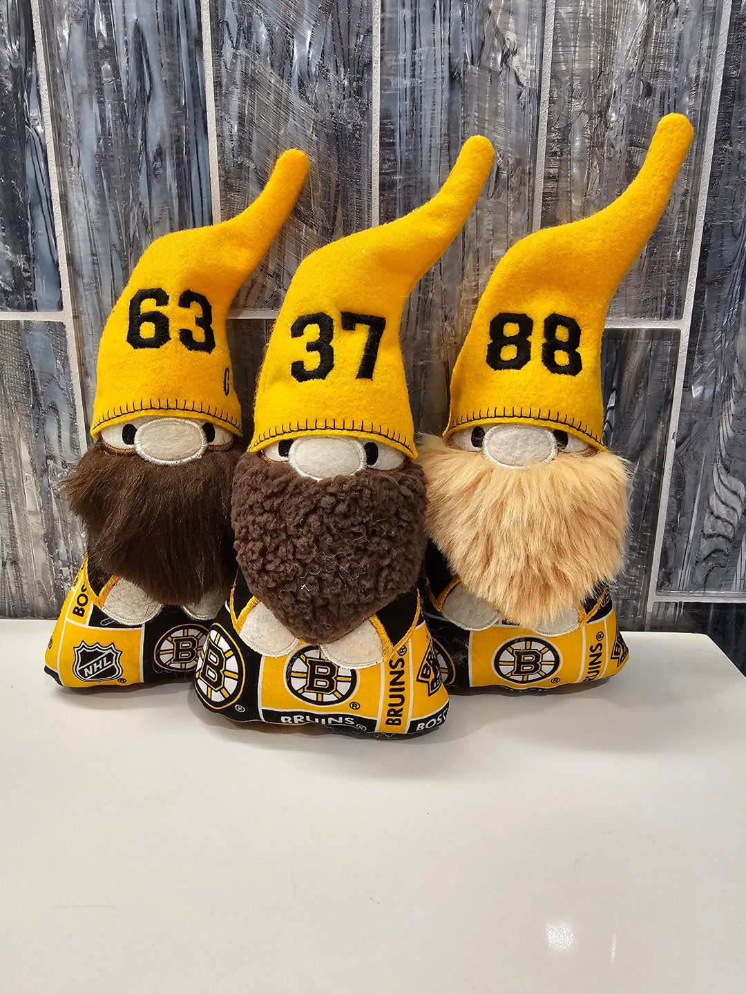 The Perfection Line Gnomes- Bergeron 37, Pastranak 88, Marchand 63 - Etsy