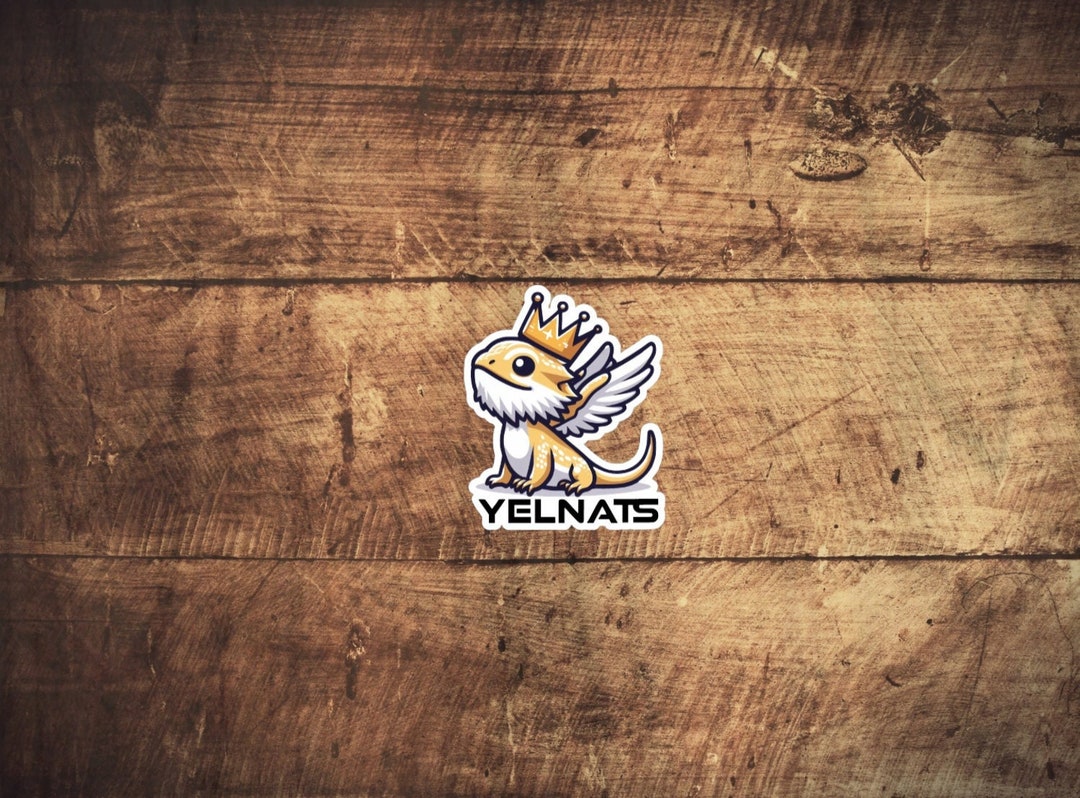 Stanley Yelnats Yellow Bearded Lizard Sticker, Yelnats Sticker, Holes ...