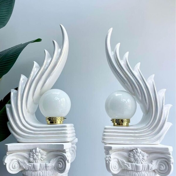 Art Deco Lamps Vintage - Etsy