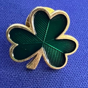 Vintage Hallmark 3 Leaf Clover Tac Pin - Etsy