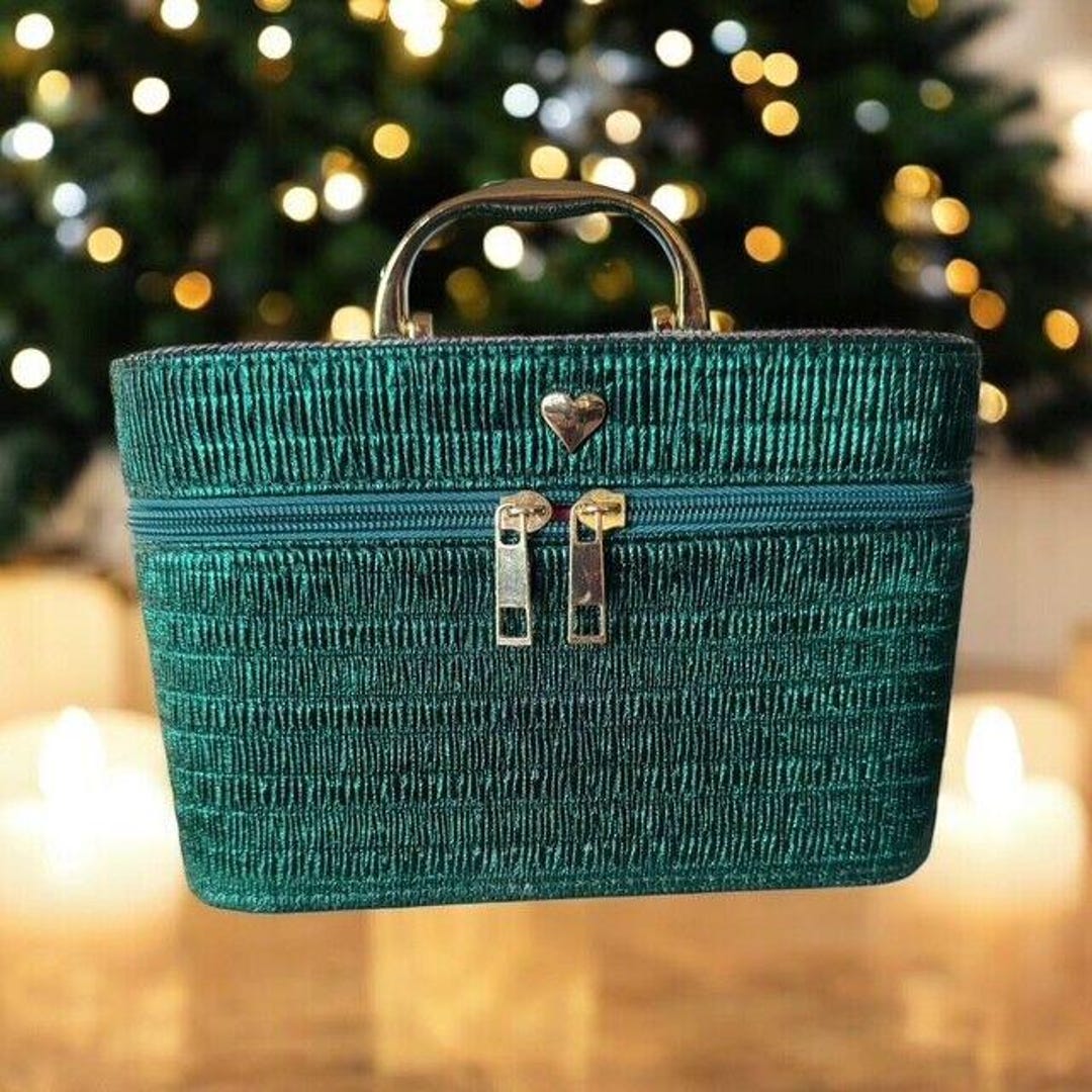 Ladies Case Cosmetic Travel Bag Hard Sided Case - Etsy
