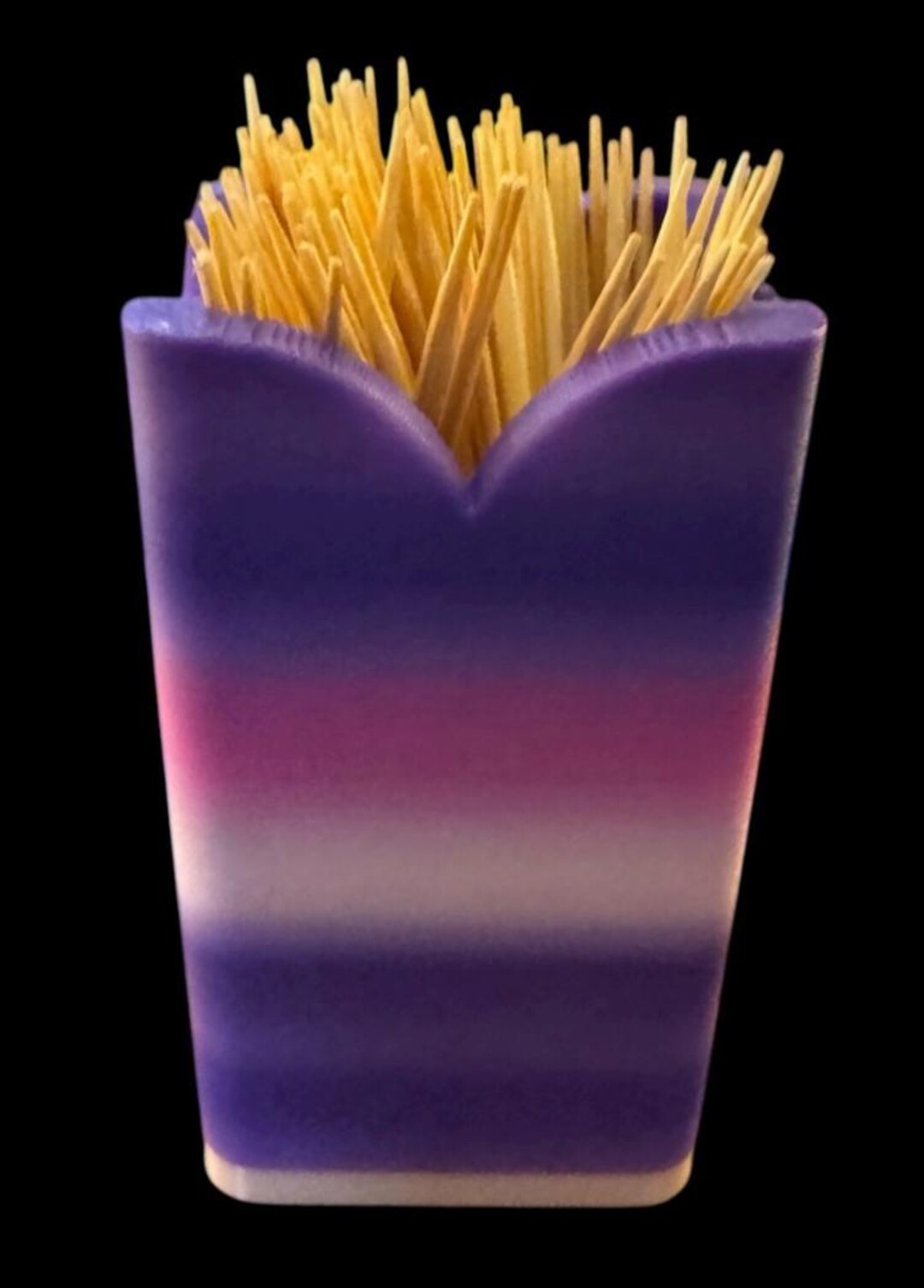 3D Printed Toothpick Holder Lavender & Pink - Etsy