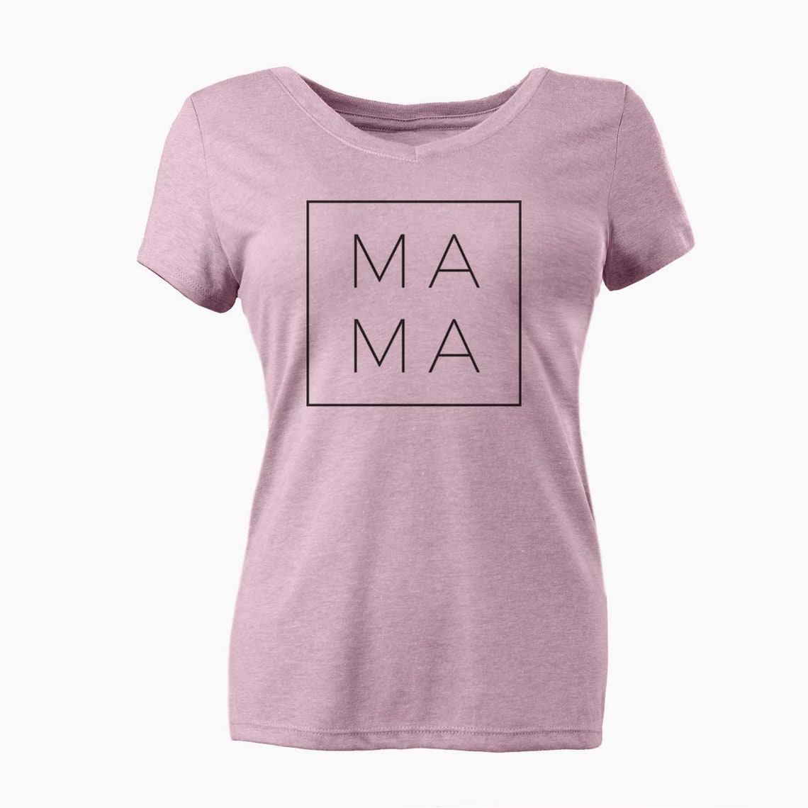 Mama Square Modern V-neck New Mom Gift First Mother's | Etsy