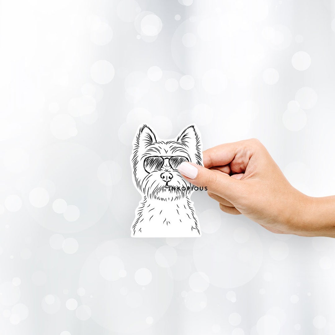 Murphy the West Highland Terrier - Decal Sticker, Gifts for Dog Lovers ...