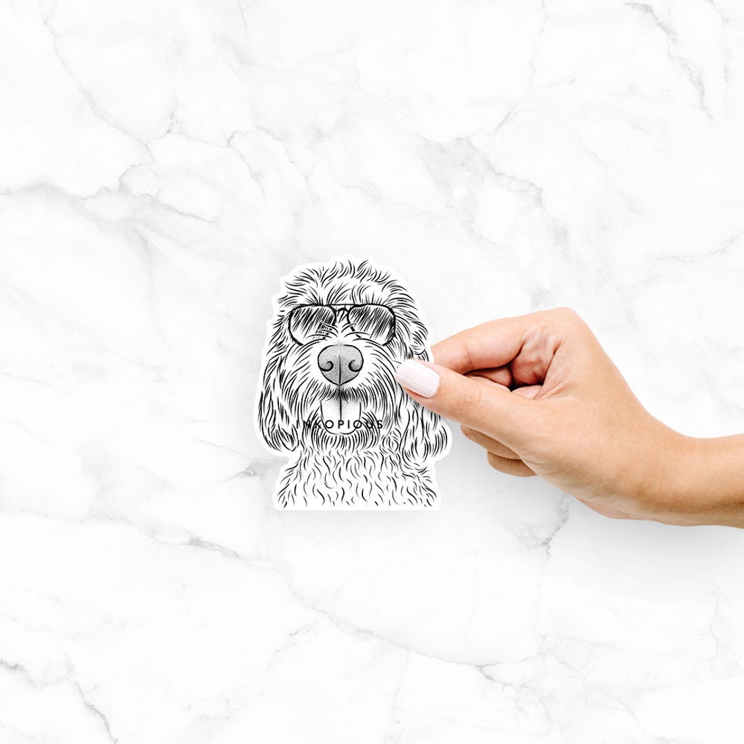 Clover the Cockapoo - Decal Sticker, Gifts for Dog Lovers - Etsy