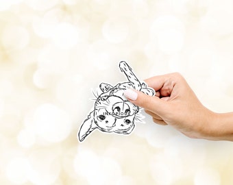 Quint the Mixed Breed Decal Sticker Gifts for Dog Lovers | Etsy