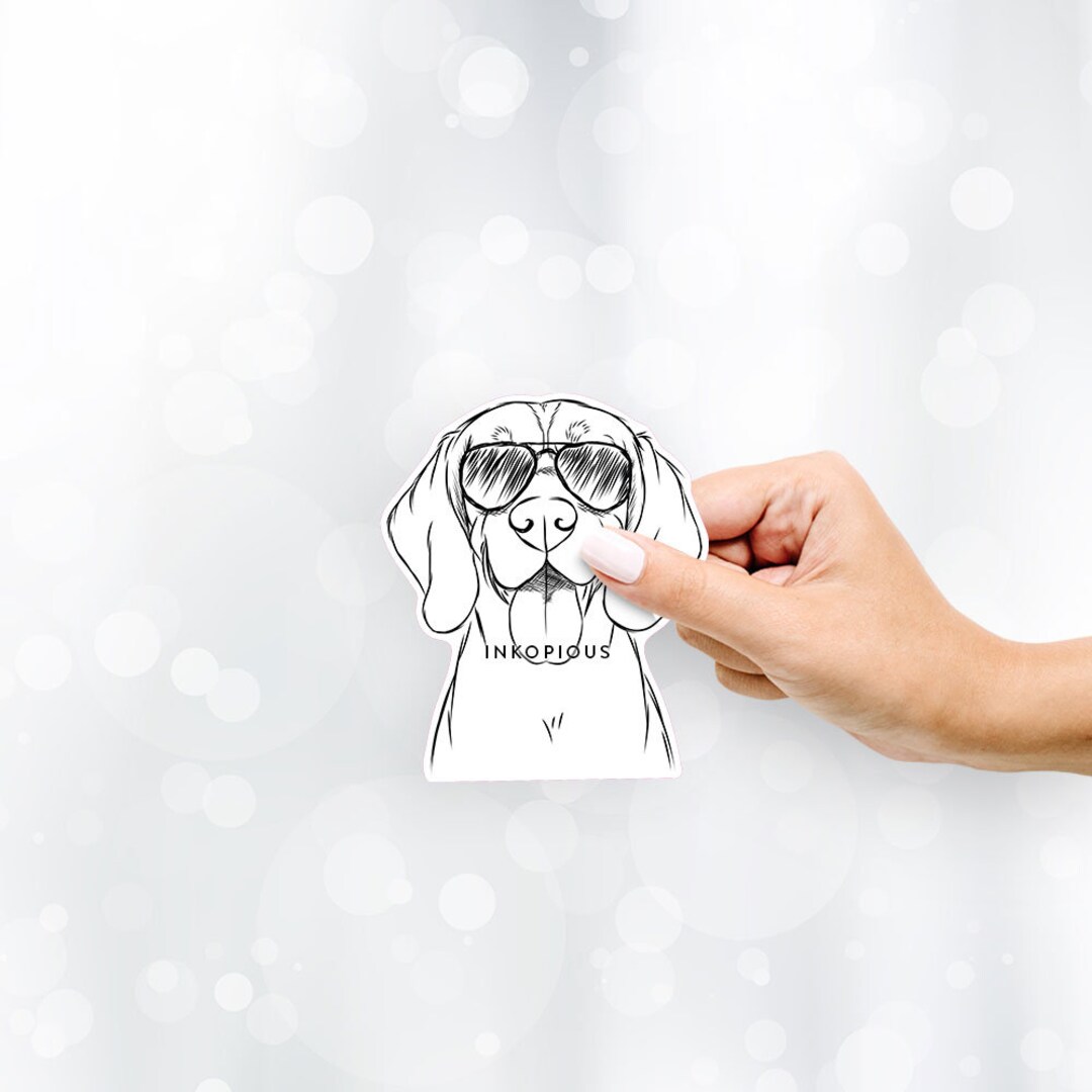 Bogie the Beagle - Decal Sticker, Gifts for Dog Lovers - Etsy