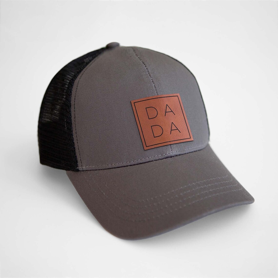 DADA Boxed Trucker Hat - First Time Father's Day Gift, Vegan Leather ...