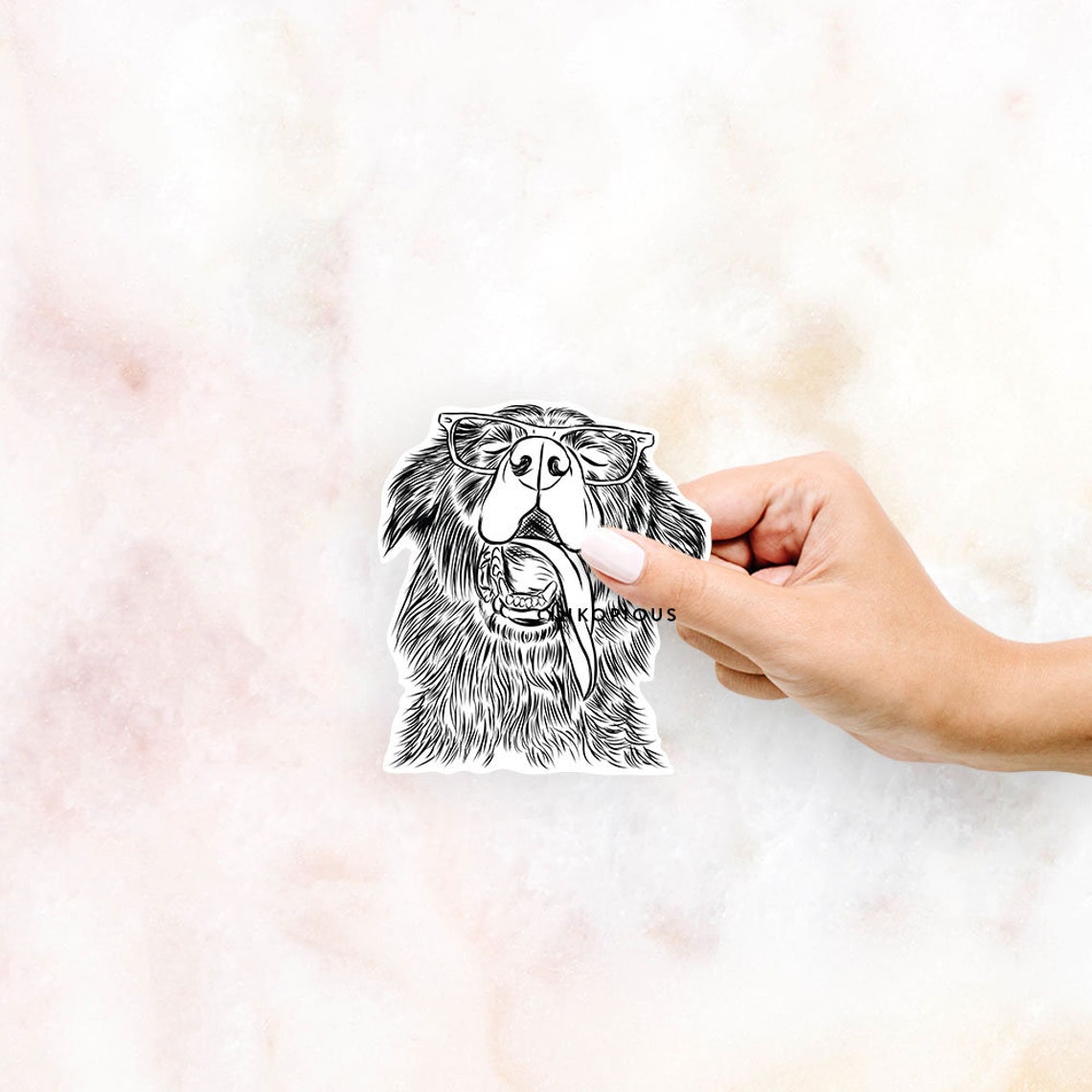 Quint the Mixed Breed - Decal Sticker, Gifts for Dog Lovers - Etsy