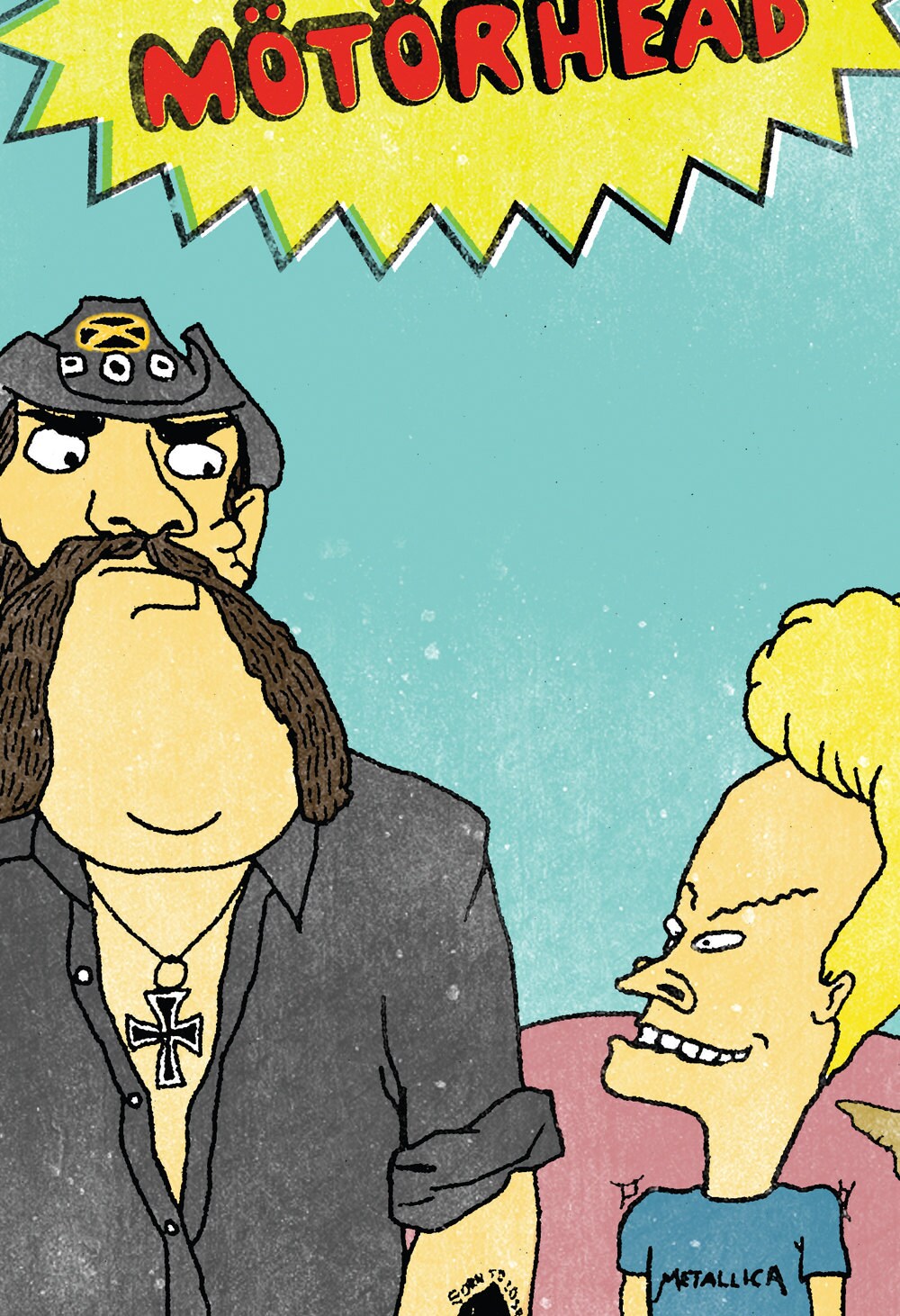 Beavis and Mötörhead - 13"x19" Art Print - Etsy