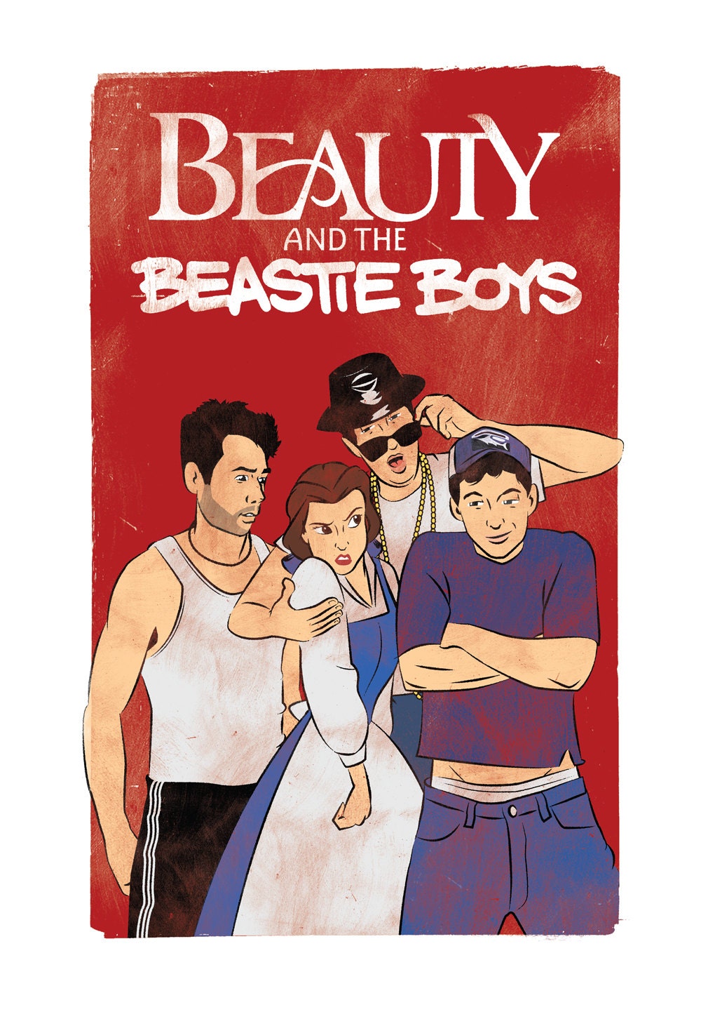 Beauty and the Beastie Boys - 13"x19" Art Print - Etsy