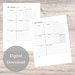 My Week Printable, Instant Download, Printable Calendar, Weekly ...