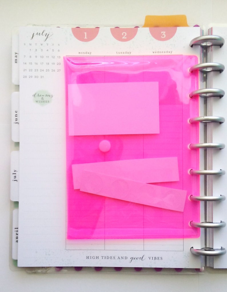 Planner Envelope Happy Planner Pocket Planner Envelope - Etsy