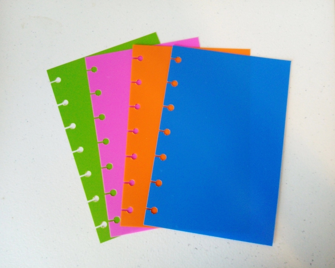 Neon Plastic Mini Planner Dividers: Sassy Planner Accessory - Etsy