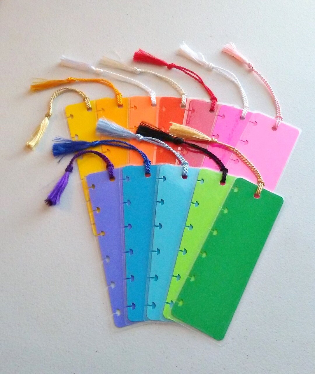 Happy Planner Bookmarks, Tassel Bookmarks, Page Marker, Laminated ...