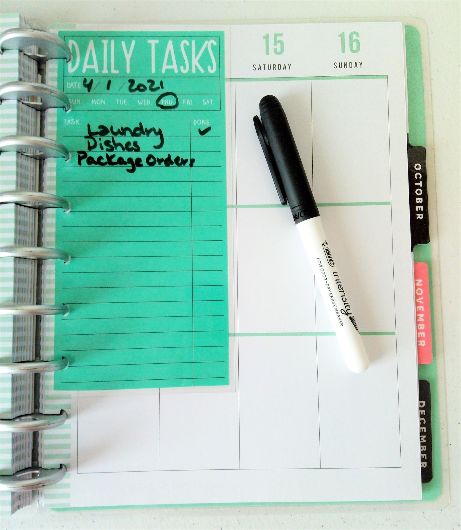 Task List Dashboards Dry Erase Dashboards Laminated Planner - Etsy