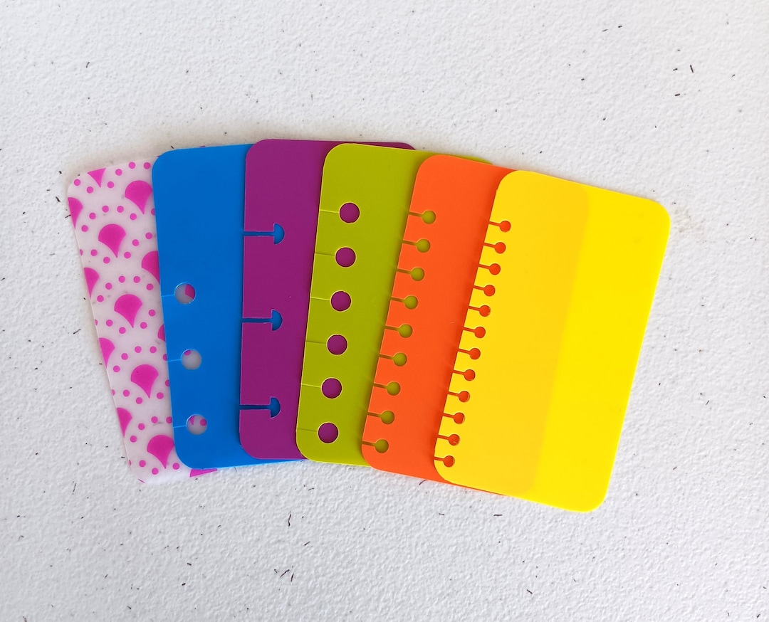 Mini Planner Bookmark: Snap-in Page Marker, Disc/spiral Planners - Etsy