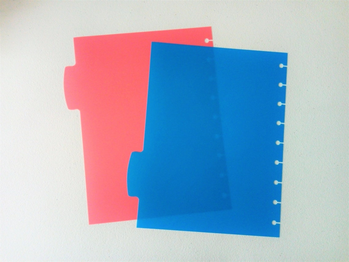 Disc Tab Dividers Index Dividers Daily Planner Divider | Etsy