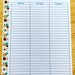 Planner Tracker Insert, Password Tracker, Planner Accessory, Daily ...