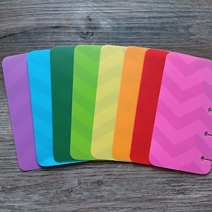 Chevron Disc Planner Bookmark, Chevron Insert, Spiral Bookmark, Daily ...