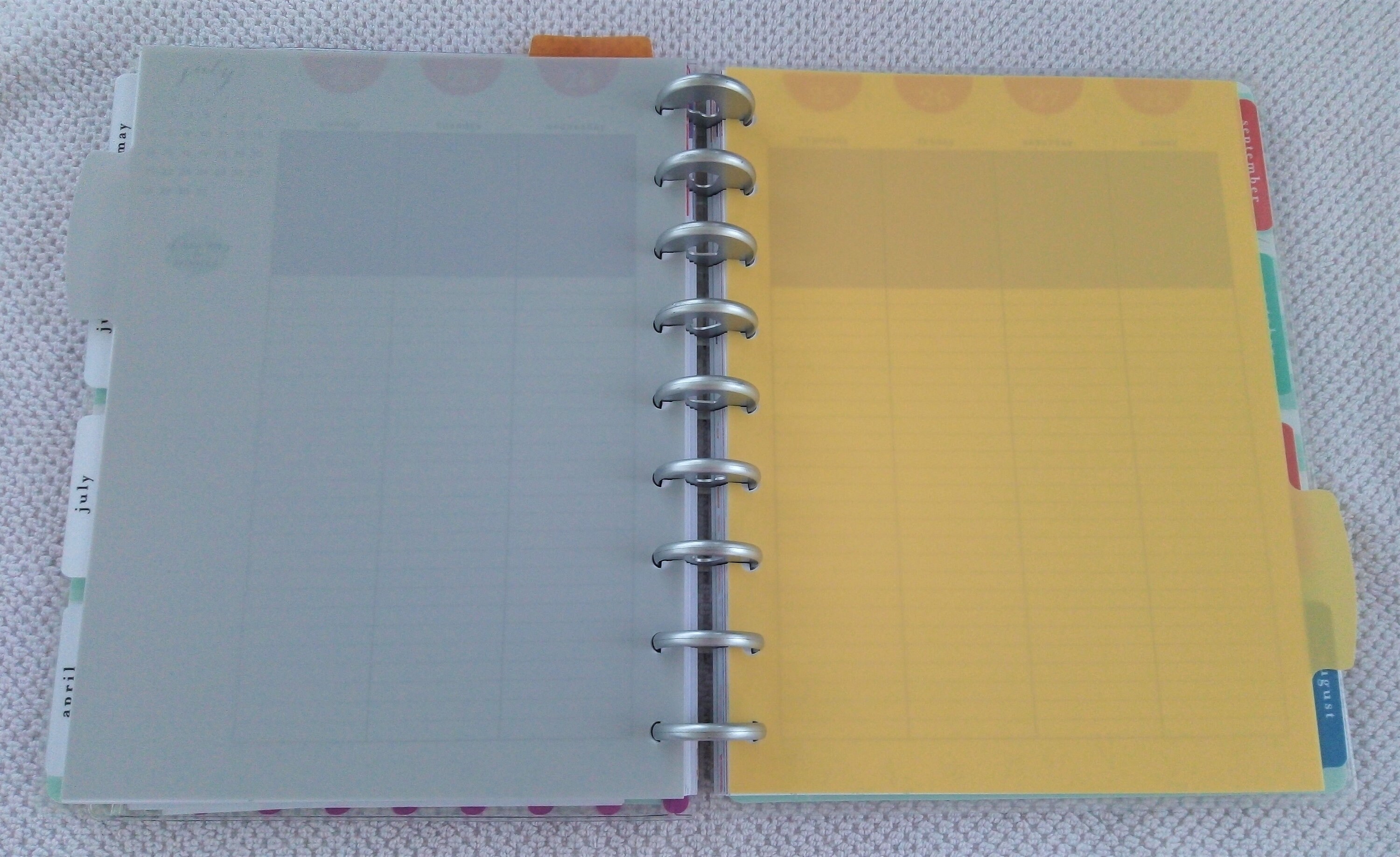 Index Dividers Daily Planner Dividers Planner Inserts Tab | Etsy