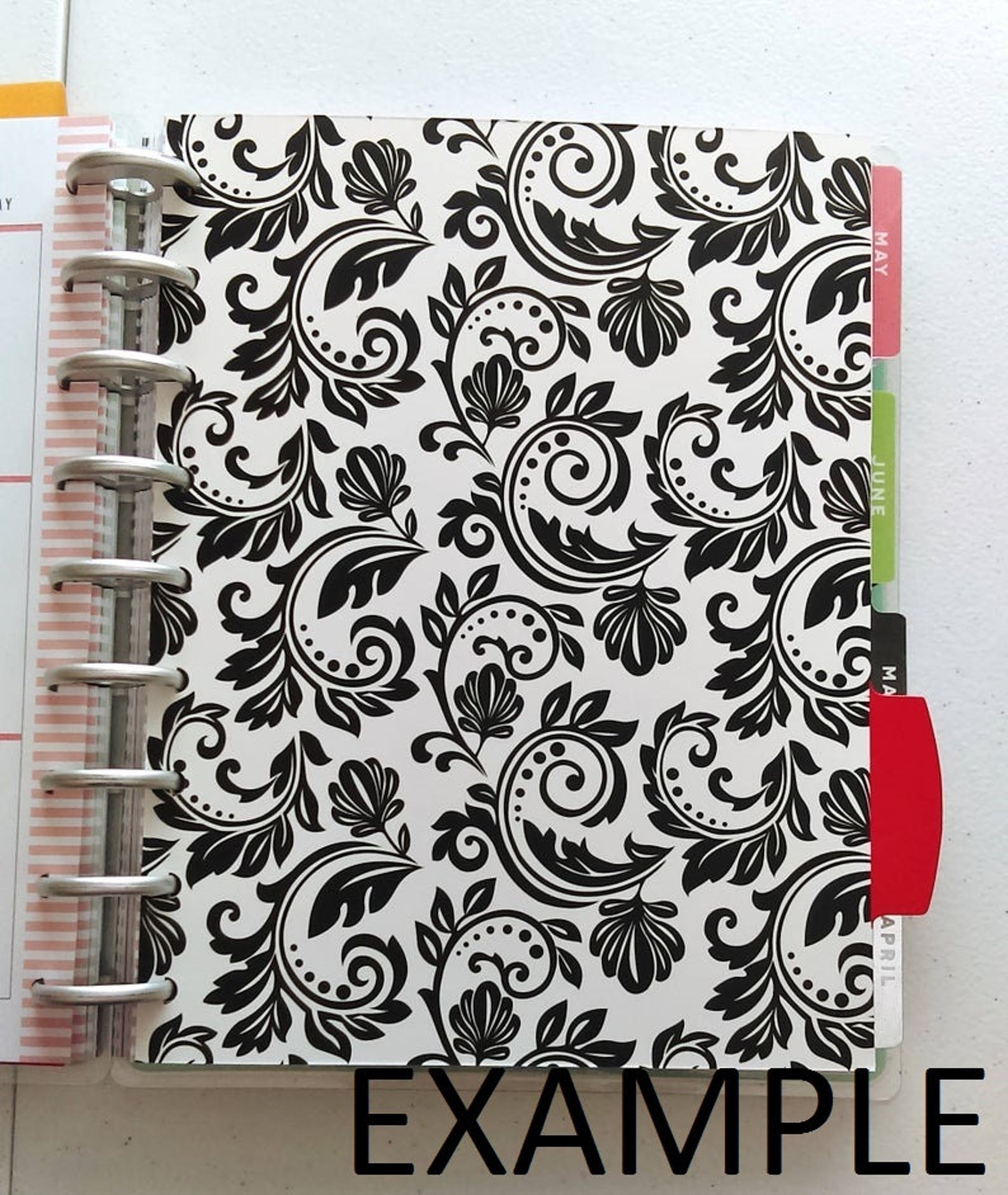 Planner Inserts Tab Dividers Daily Planner Dividers Index | Etsy