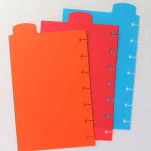 Mini Top Tab Dividers, Planner Dividers, Index Dividers, Planner ...