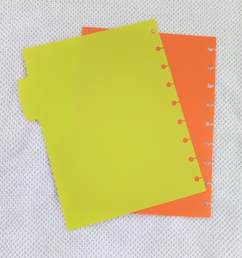 Daily Planner Dividers Planner Inserts Tab Dividers Index | Etsy