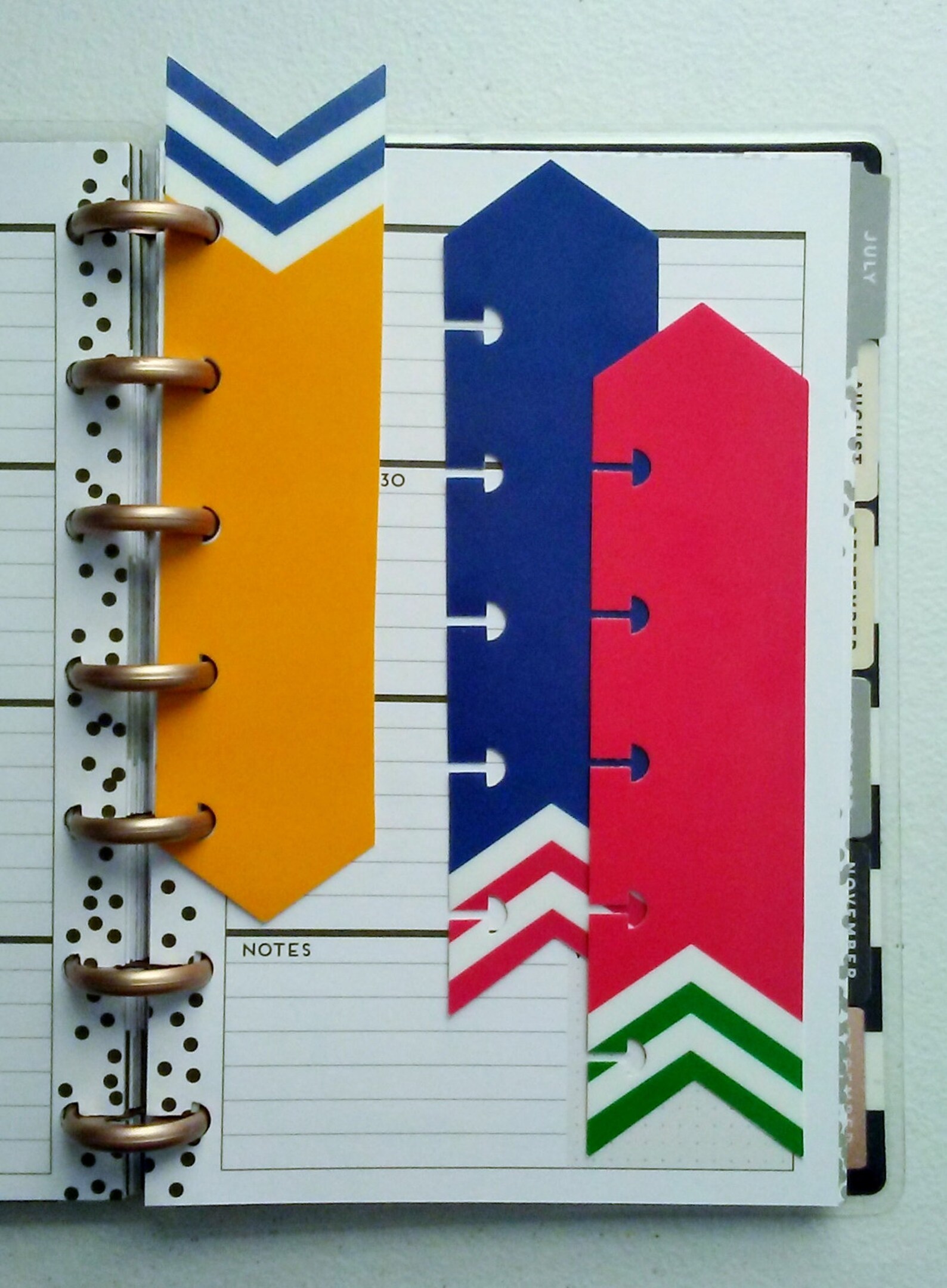 Planner Bookmarks Arrow Bookmarks Happy Planner Inserts - Etsy
