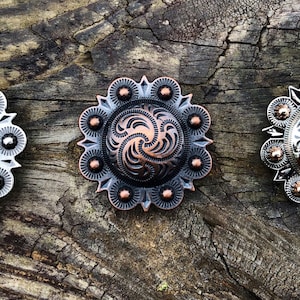 Beautiful Western Style Conchos for Leather and Wood - Etsy