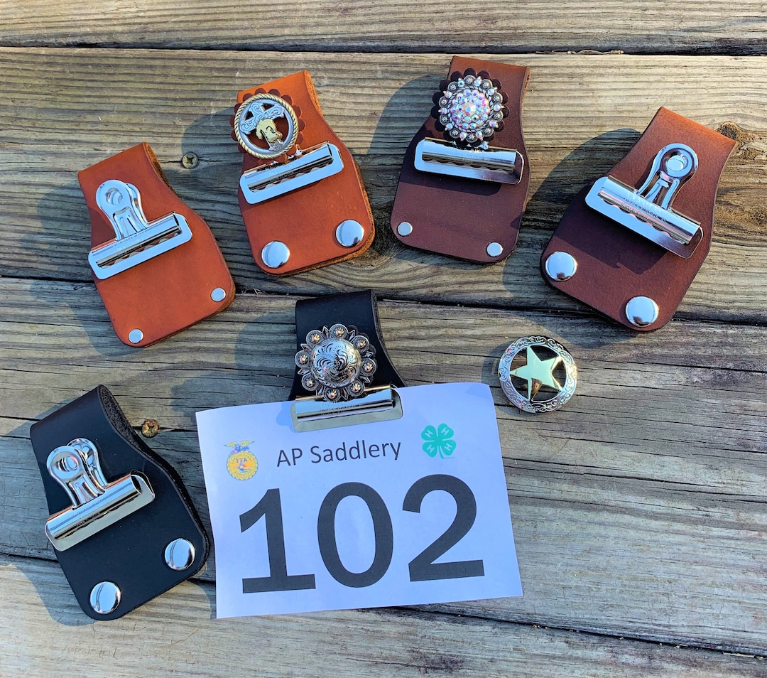Livestock Show Number Clip Holder, FFA Livestock 4-H Livestock - Etsy