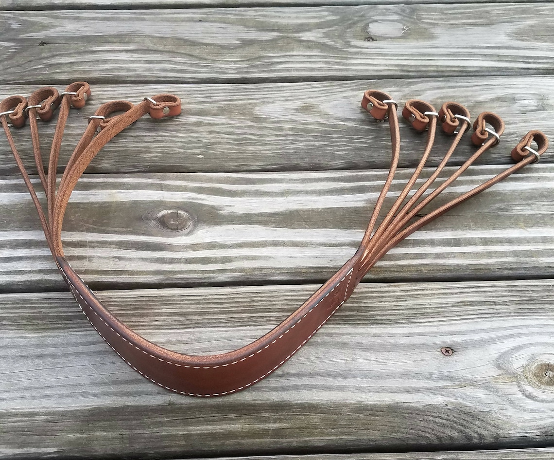 Leather Duck and Game Strap Holds 10 Birds - Etsy