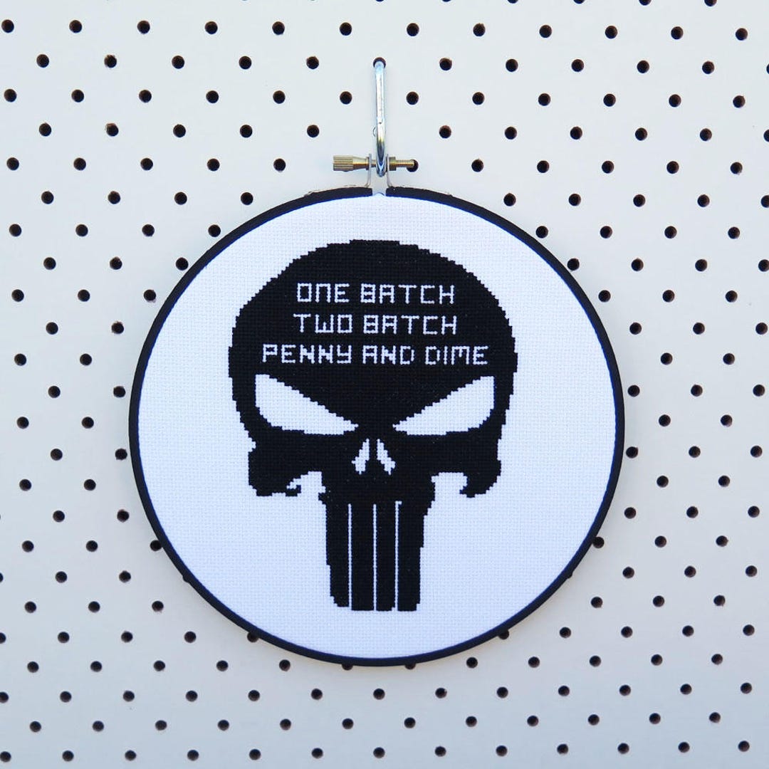 The Punisher Cross Stitch Pattern - Etsy