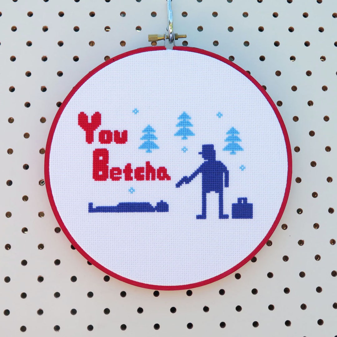 Fargo Quote Cross Stitch Pattern - Etsy