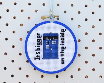 TARDIS Doctor Who Cross Stitch Pattern Instant Download - Etsy
