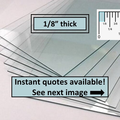 Instant Quotes Available 1/4 Thick Custom Cut Custom - Etsy