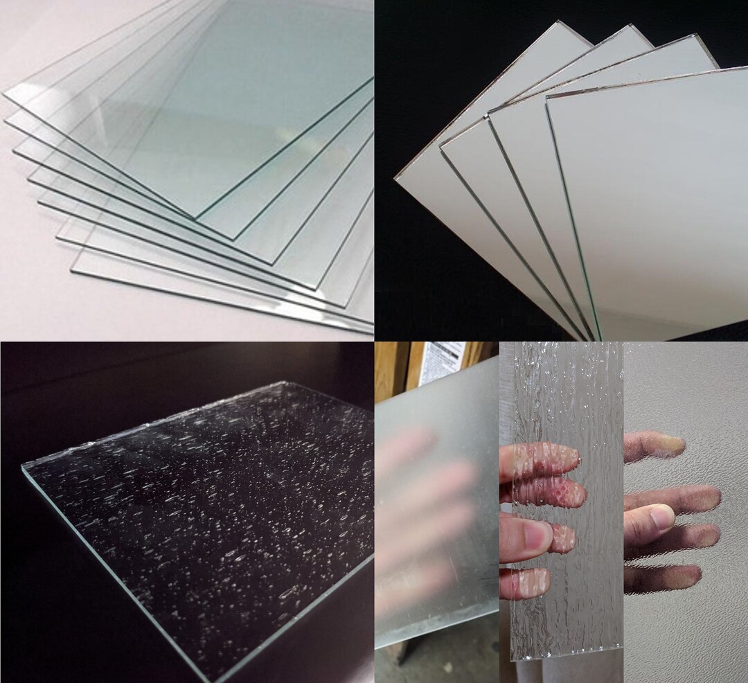 Custom Cut Custom Size Glass/mirrors 1/8", 1/4", 1/2" Thicknesses ...