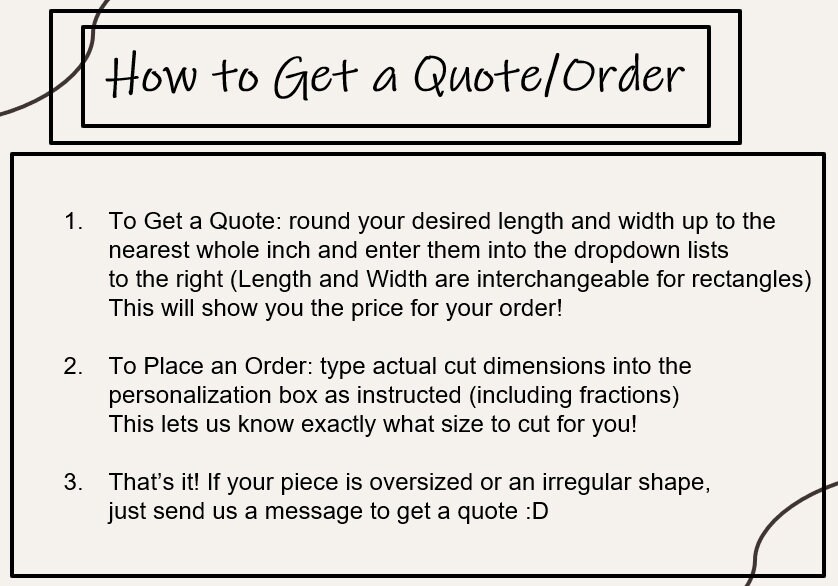 Instant Quotes Available! 1/8" Thick, Custom Cut, Custom Size Mirror ...