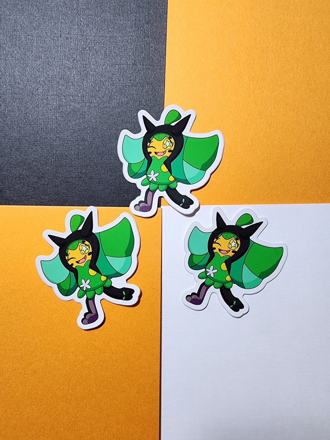 PKMN Inspired Flower Ogre 2.5in Vinyl Sticker - Etsy