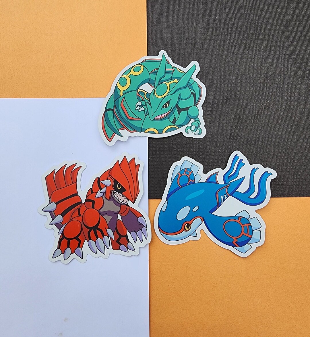 PKMN Inspired Weather Trio 3in Vinyl Sticker - Etsy