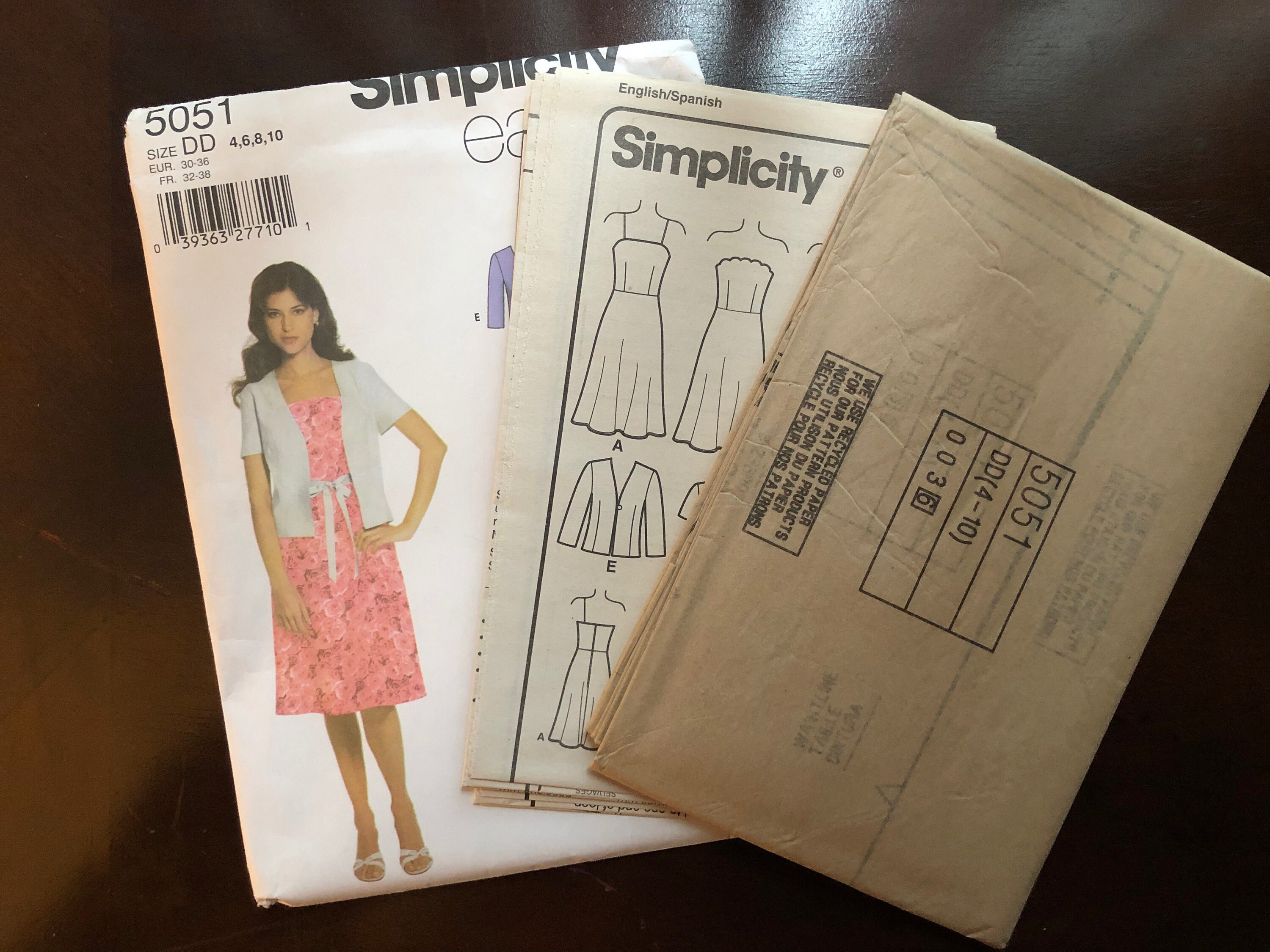 Simplicity Sewing Pattern 5051 Uncut/FF Misses' Size 12 14 16 18 20 ...