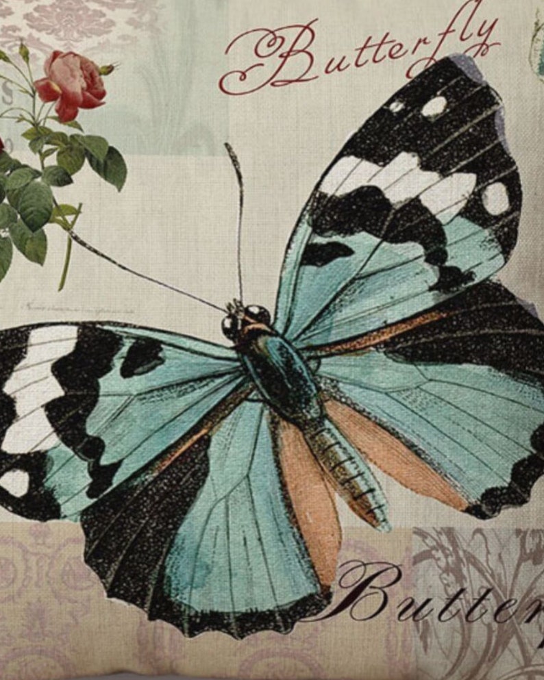 Butterfly Print/ Blue Butterfly Digital Download Printable/ | Etsy