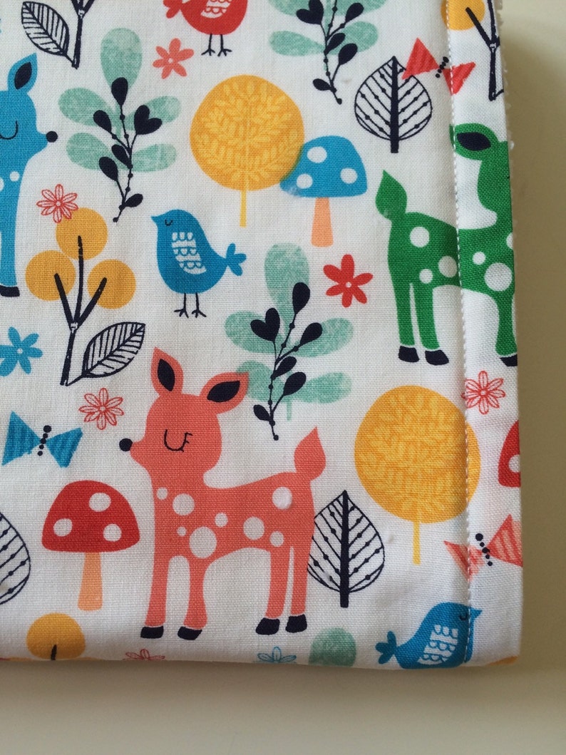 Deer Spit up Rag, Woodland Burp Pad, Designer Burping Cloth, Absorbent ...