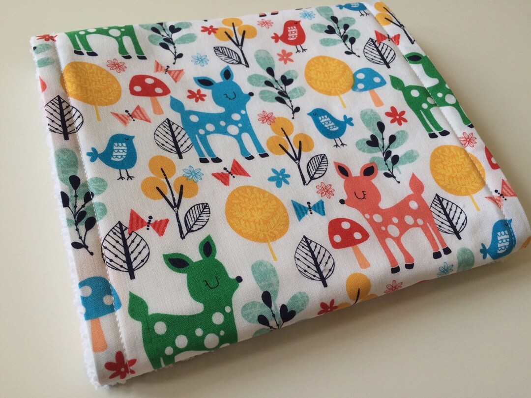 Deer Spit up Rag, Woodland Burp Pad, Designer Burping Cloth, Absorbent ...