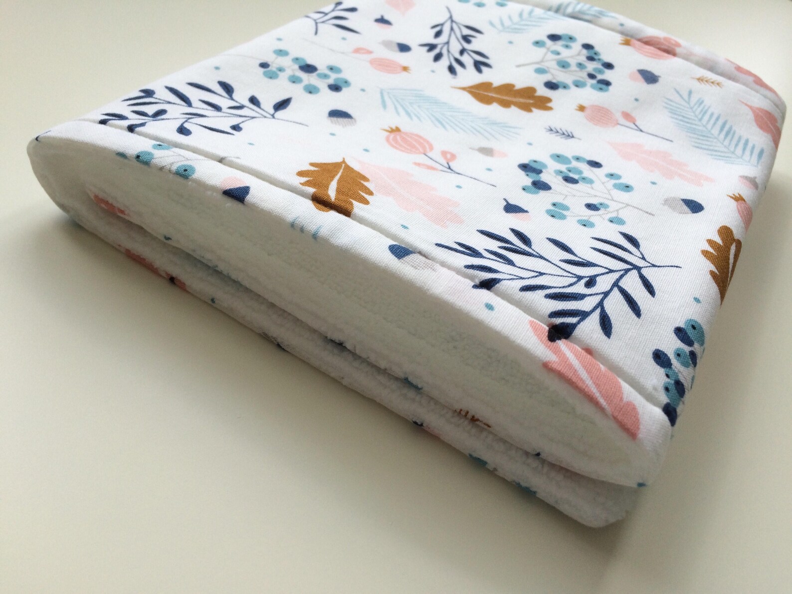 Nature Burping Cloth, Pretty Baby Gift, Newborn Spit Rag, Leaves Burp ...